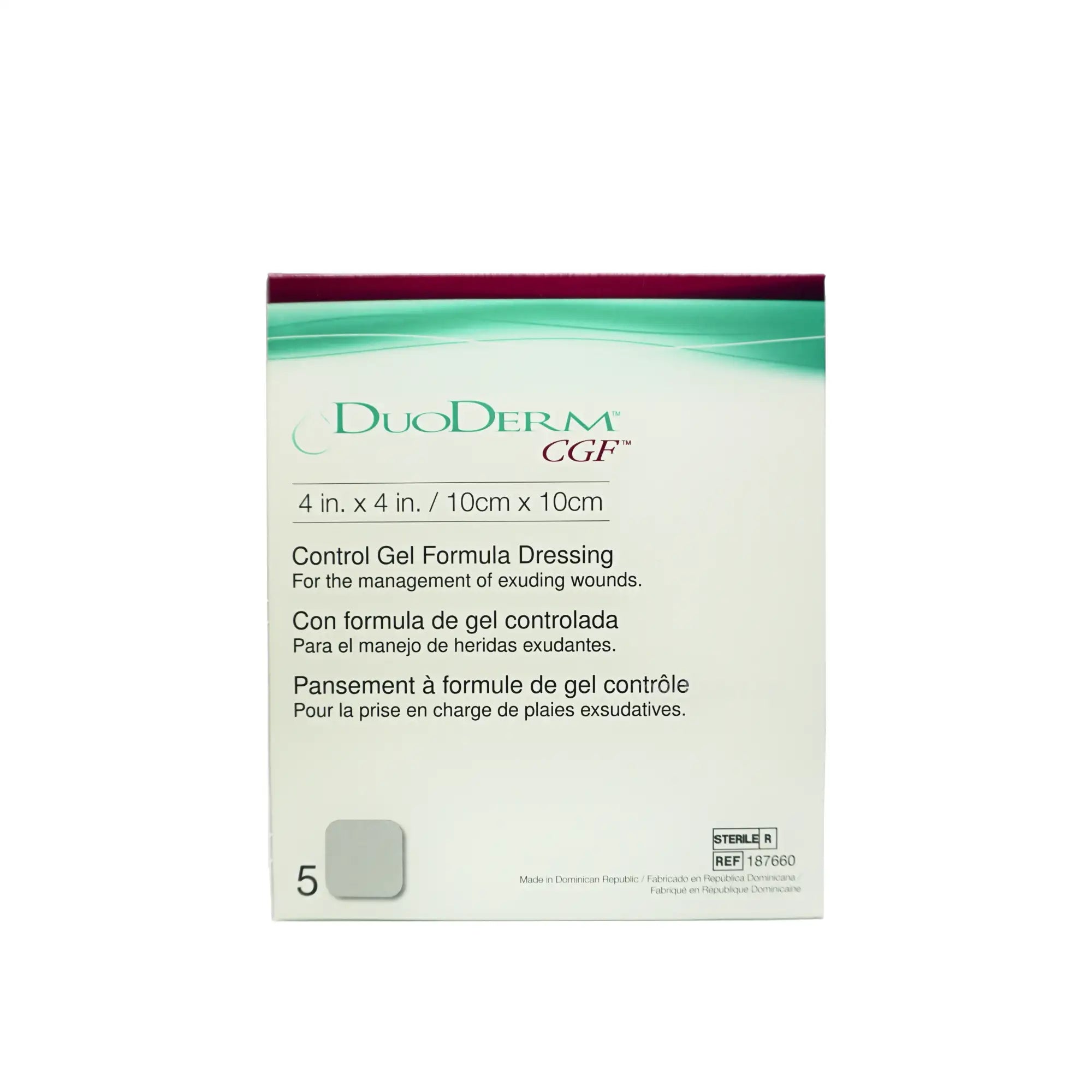 ConvaTec DuoDERM CGF Hydrocolloid Dressing 10x10cm – Medisan