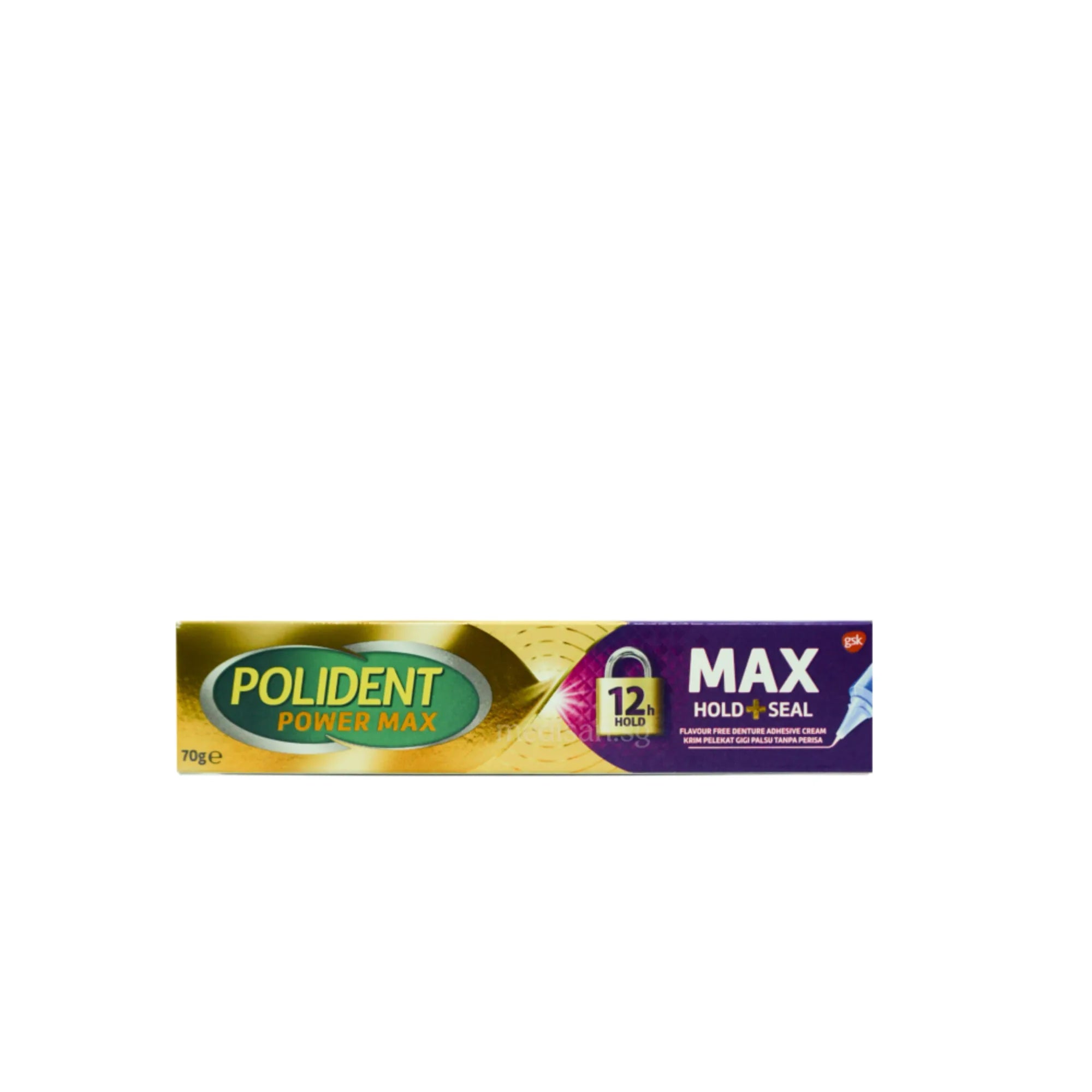 Polident Adhesive Max Hold & Seal 70g – Medisan